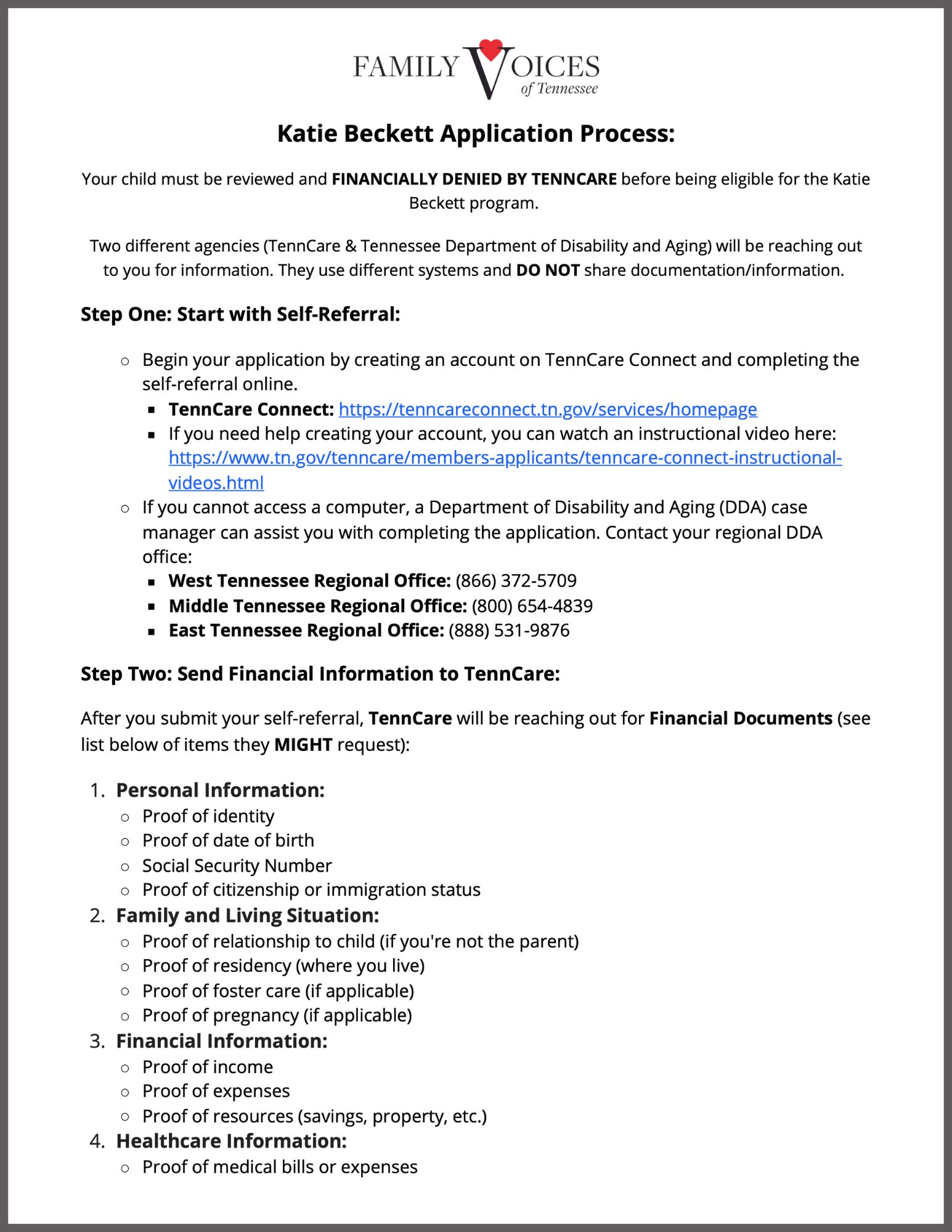 Katie Beckett - Family Voices of Tennessee